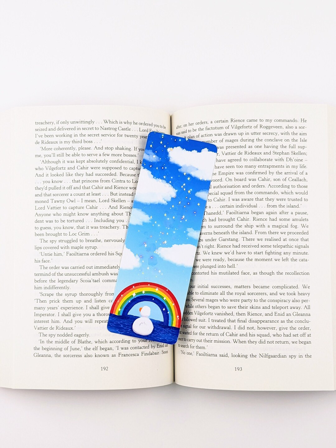 Cute Duck Bookmark Pick Your Own Bookmark Handmade Double Sided ...