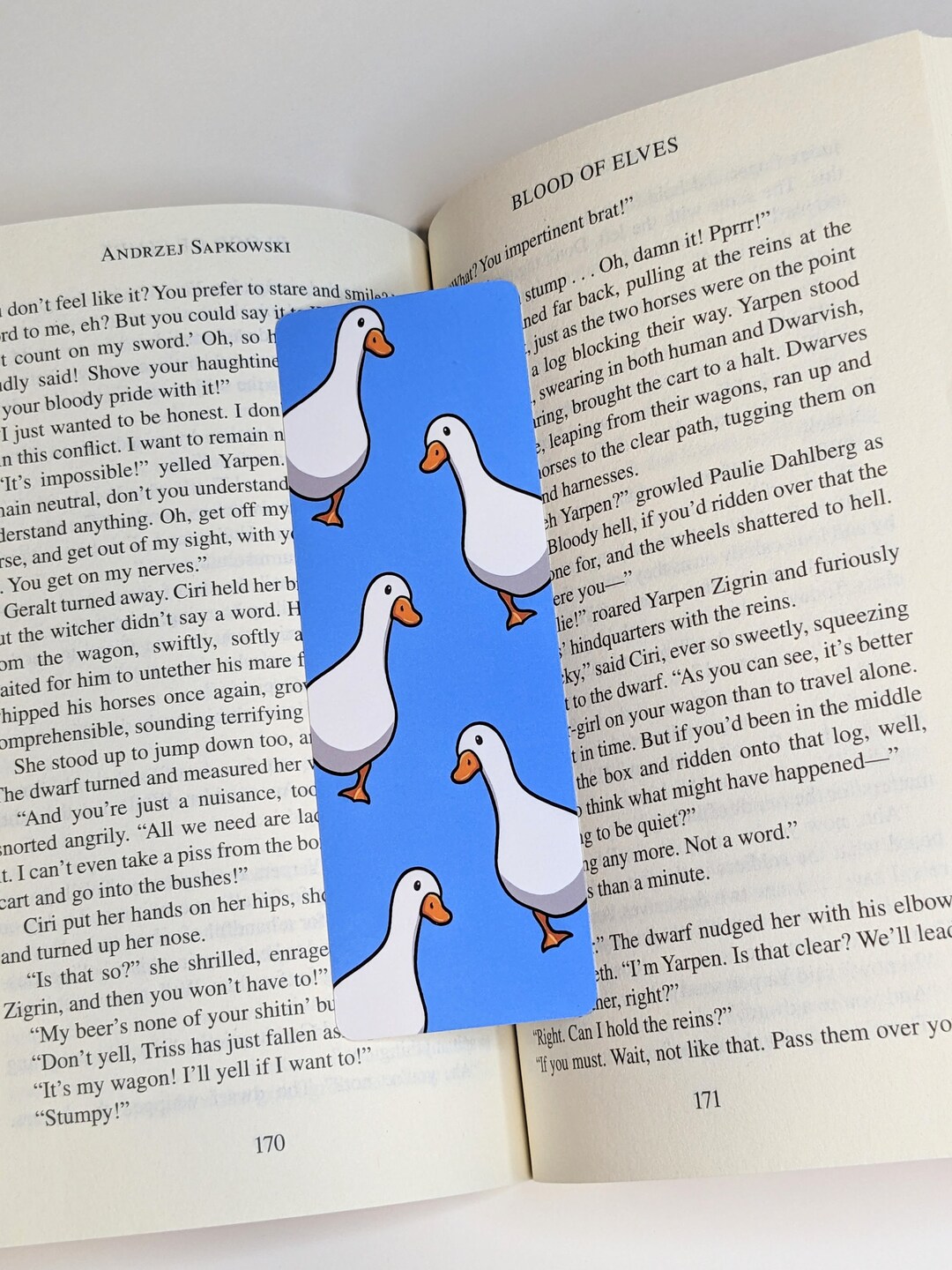 Pick Your Bookmarks Cute Duck Bookmark Handmade Double Sided Laminated ...