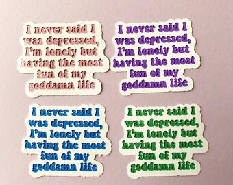 I Never Said That Sticker - Etsy