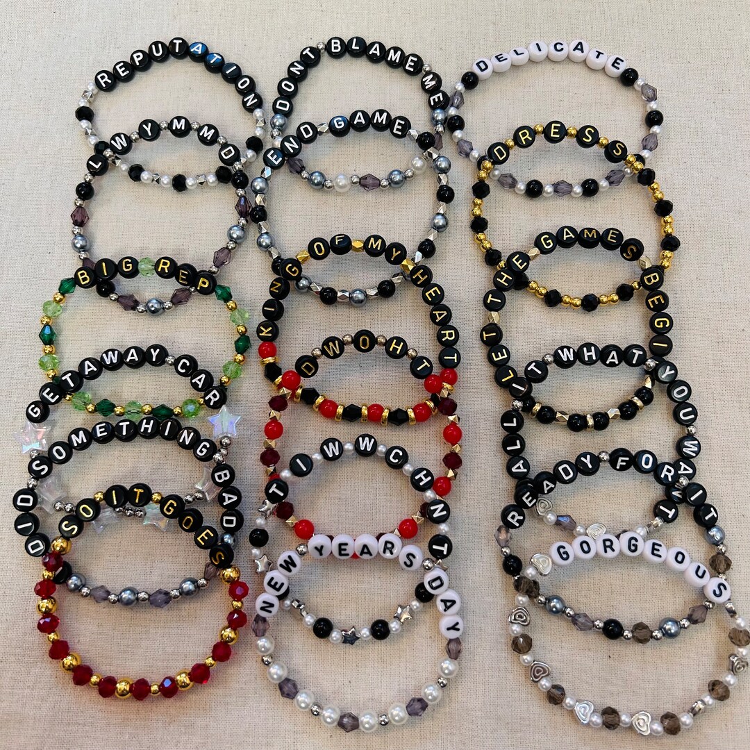 Eras Tour Friendship Bracelets | Reputation Edition - Etsy