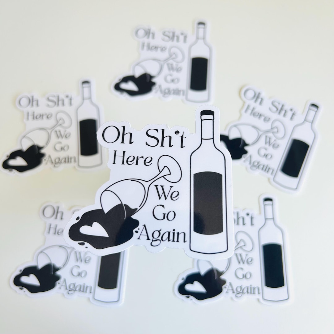Here We Go Again Sticker - Etsy