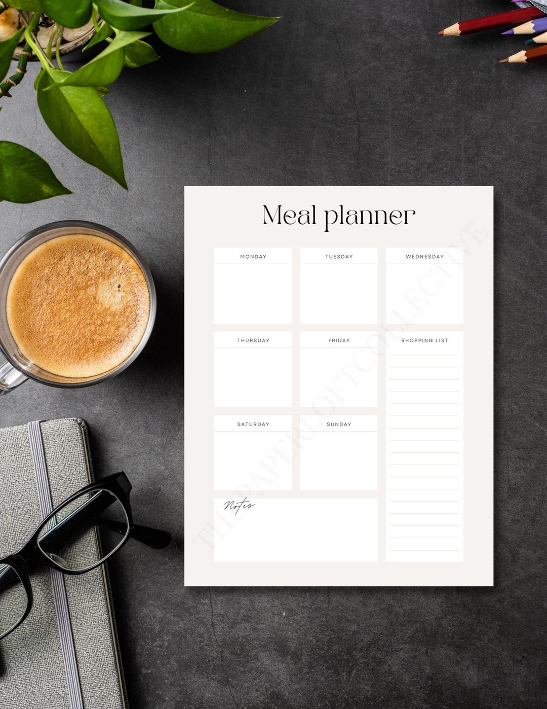 Weekly Meal Planner Printable | Dinner Plan | Meal Prep Sheet | Weekly ...