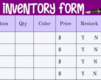 Pre Order List - Etsy