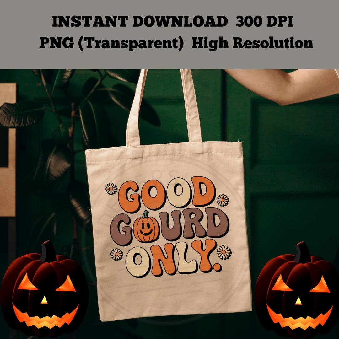 Good Gourd Only – Retro Halloween Text Clipart PNG - Etsy