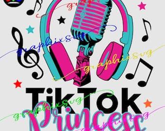 Tiktok Princess Svg - Etsy