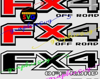 Ford Fx4 Logo Vector - Etsy