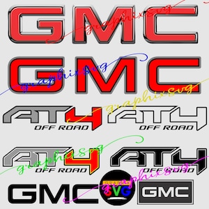 GMC Truck Svg Sierra Svg Denali Svg AT4 Svg. Include EPS - Etsy