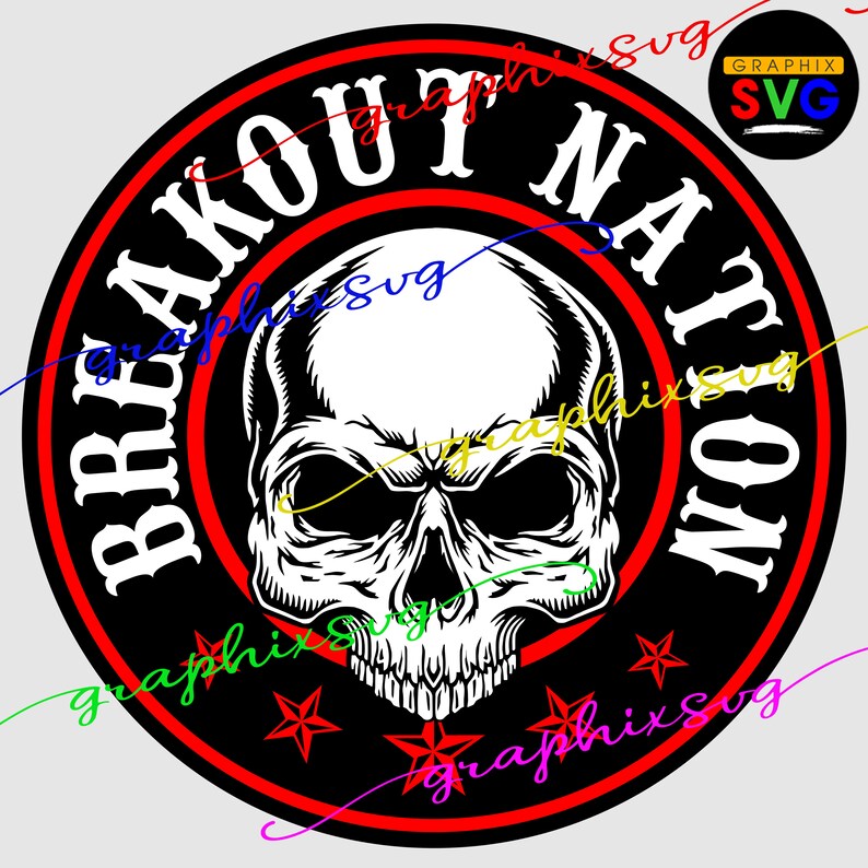 Motorcycle Biker Breakout SVG Muscle Enthusiasts EPS PNG - Etsy