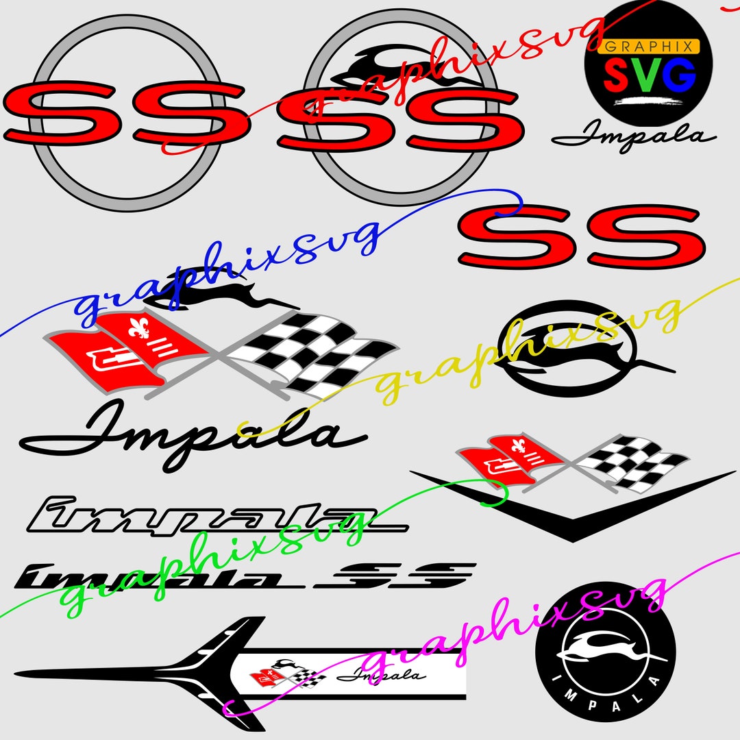 Impala SS Emblem Svgimpala SS Emblem Eps Impala SS Emblem - Etsy