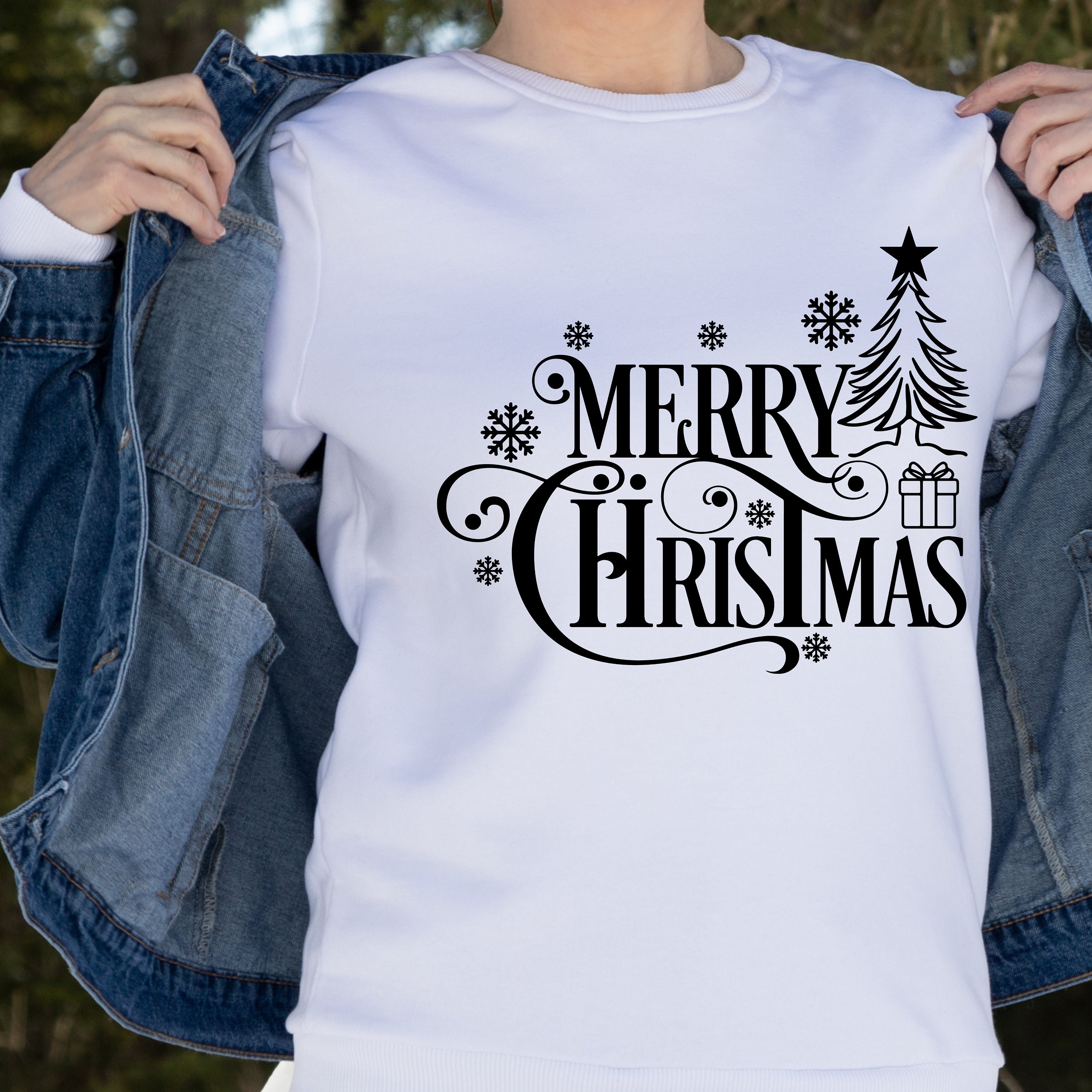 Merry Christmas Tree Svg Christmas Svg Christmas Trees Svg - Etsy