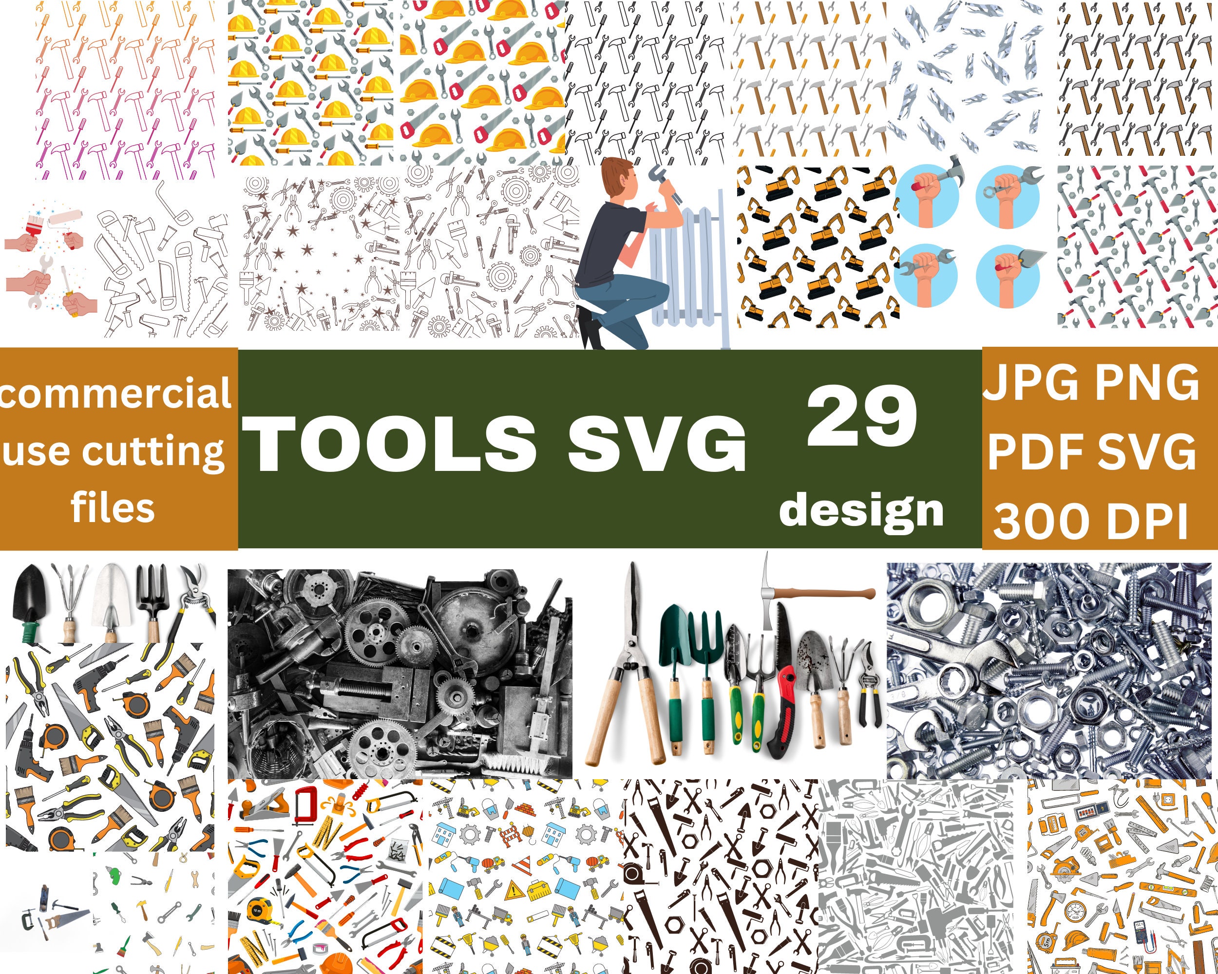 Tools Svg, Hand Tool Svg, Tool Svg Bundle, Wrench Svg, Mechanic Tools ...