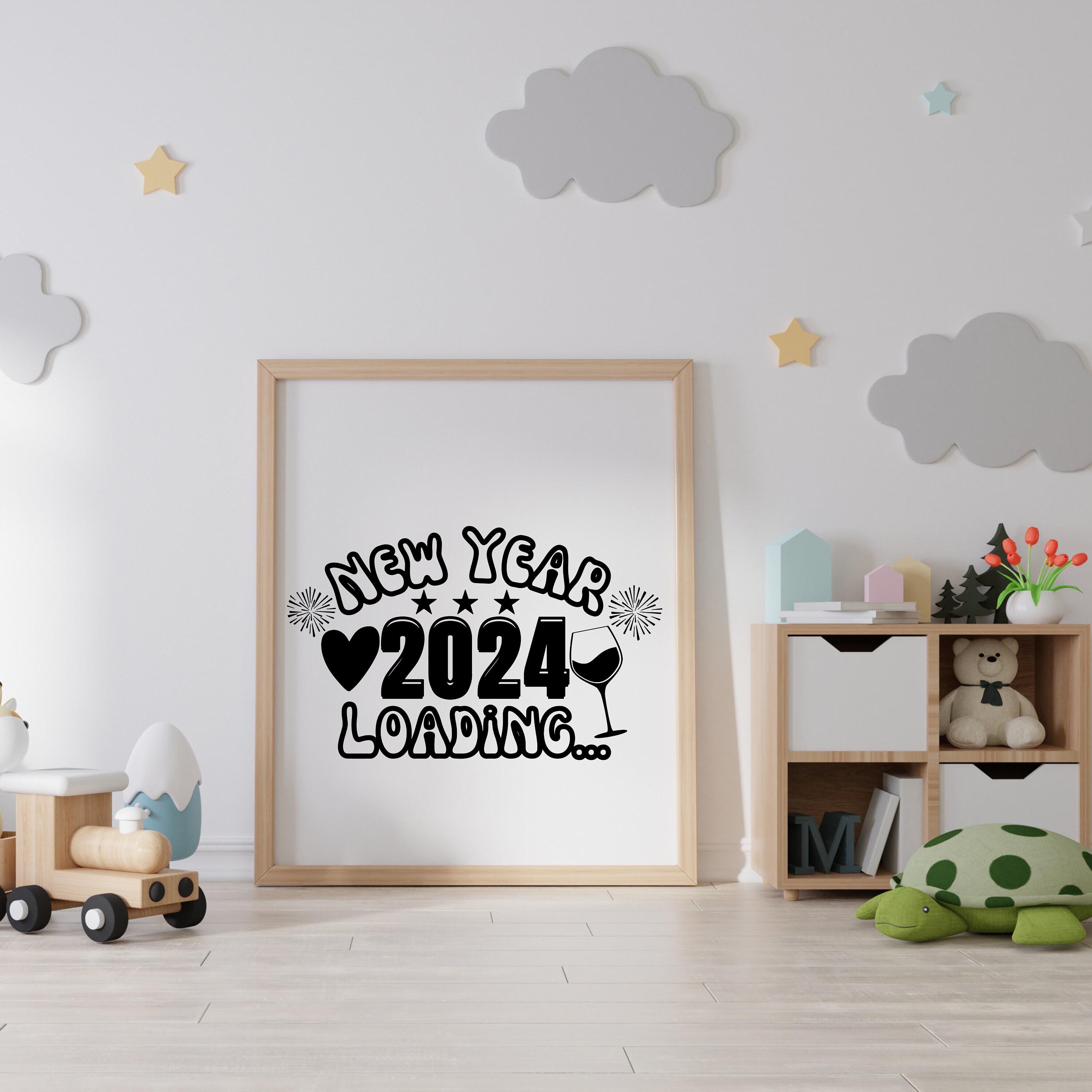 2024 Loading PNG, Happy New Year 2024, NYE Party Shirt Decoration Decor ...