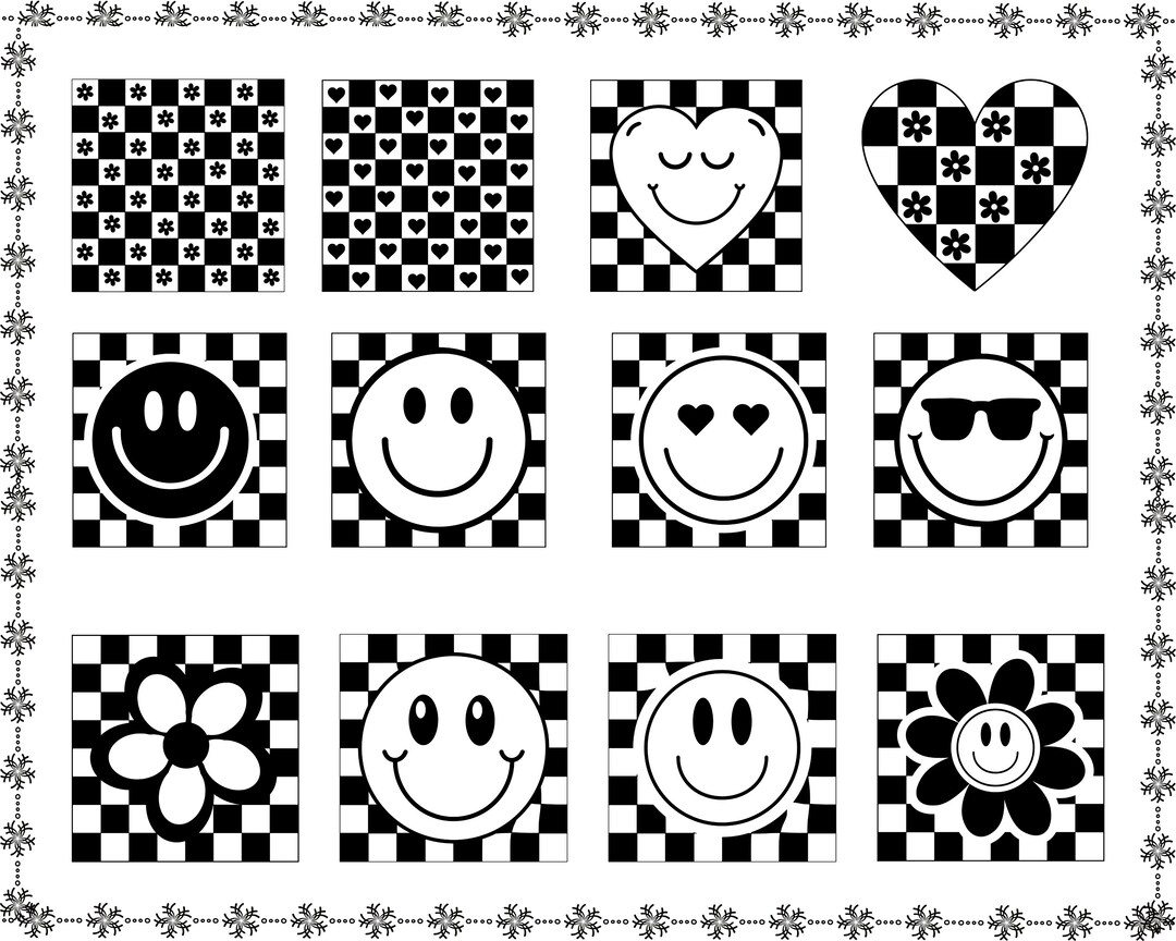 Checkers Svg,checkers Png,retro Svg,distressed Svg,distressed Png ...