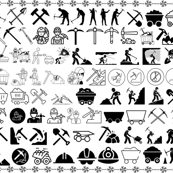 Mining Vector - Etsy