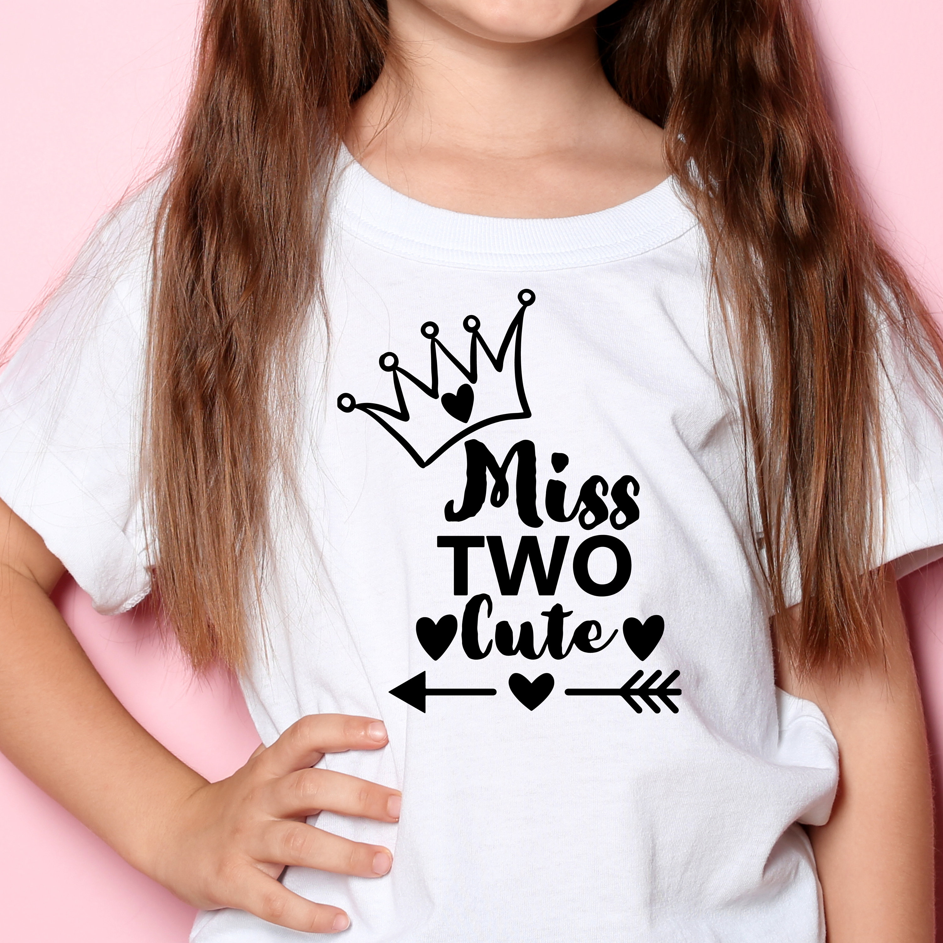 Miss Two Cute Svg2nd Birthday SVG Clip Art Cut File - Etsy