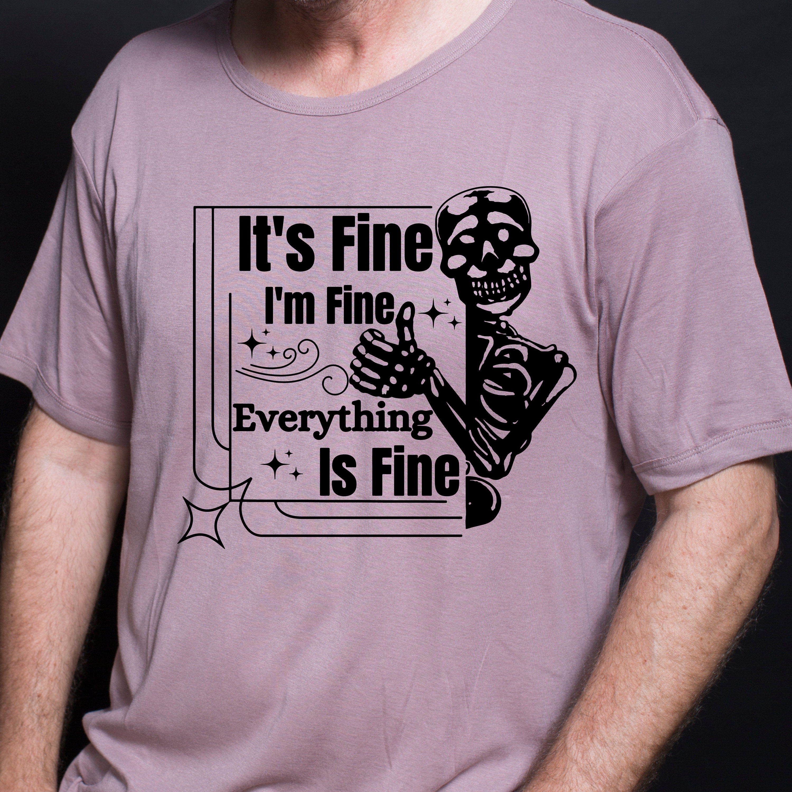 It's Fine I'm Fine Everything is Fine SVG, Cut File, Cricut, Funny ...