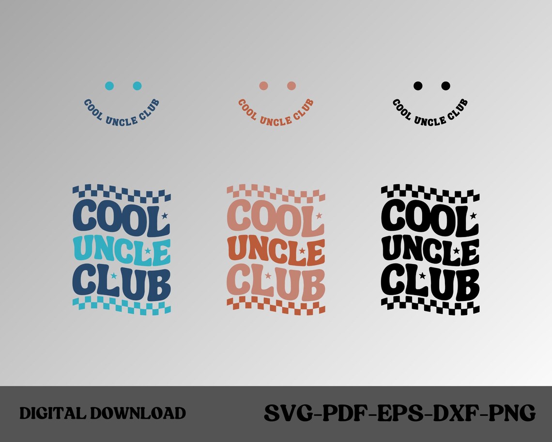 Cool Uncles Club Tee Png,cool Uncle Sweater,funny Uncle Tee,gifts for ...