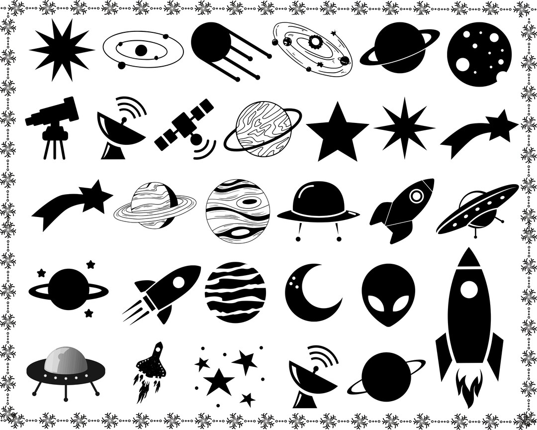 Space SVG Space SVG Bundle Spaceship SVG Alien Sublimation - Etsy.de