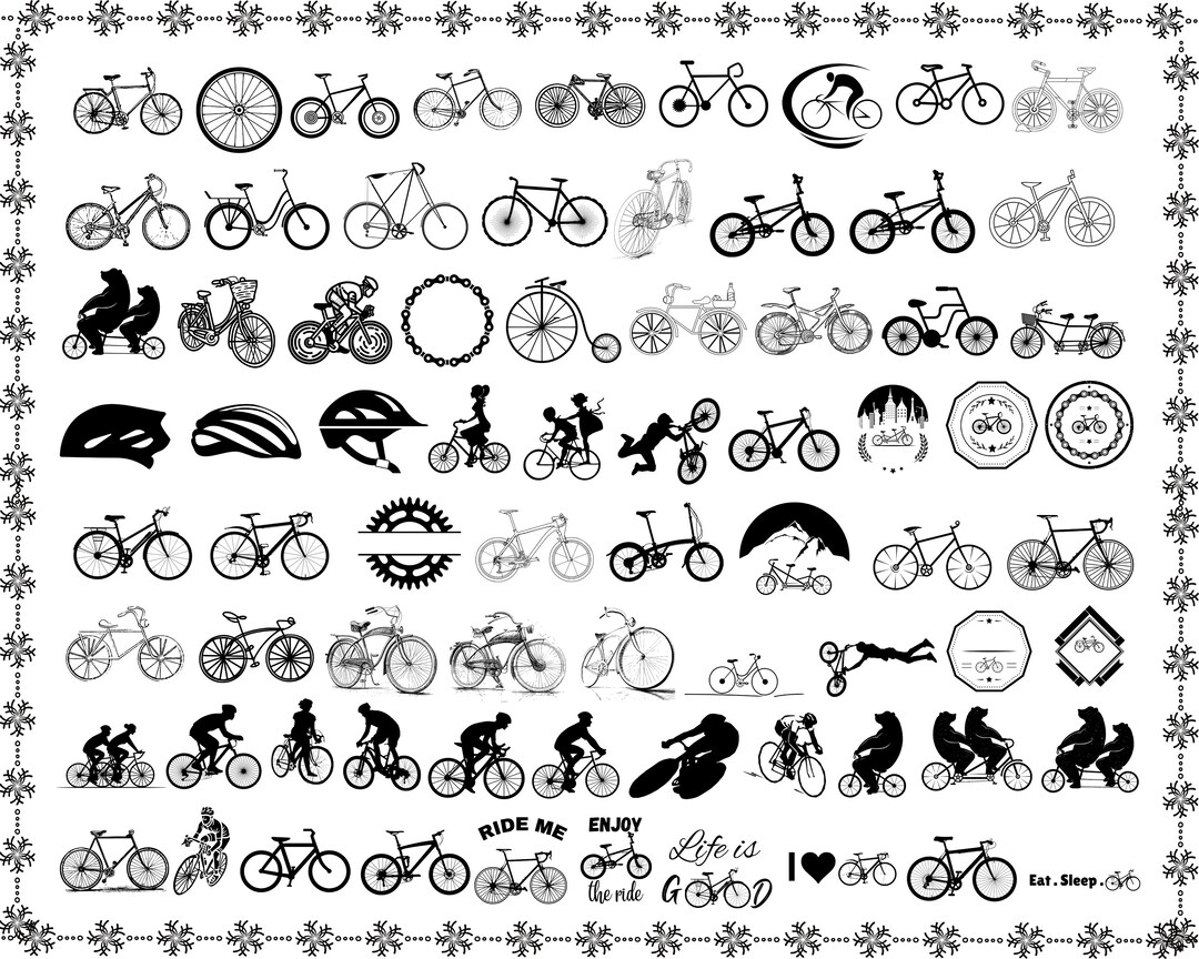 Fahrrad-Svg, Fahrrad-Svg, Fahrrad-Clipart, Mountainbike-Svg, Biker Cut ...