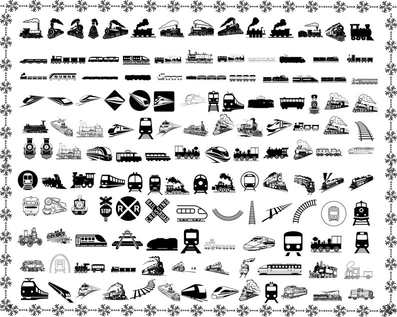 Train Svg Train Clipart Train Svg Cut File For Cricut Etsy