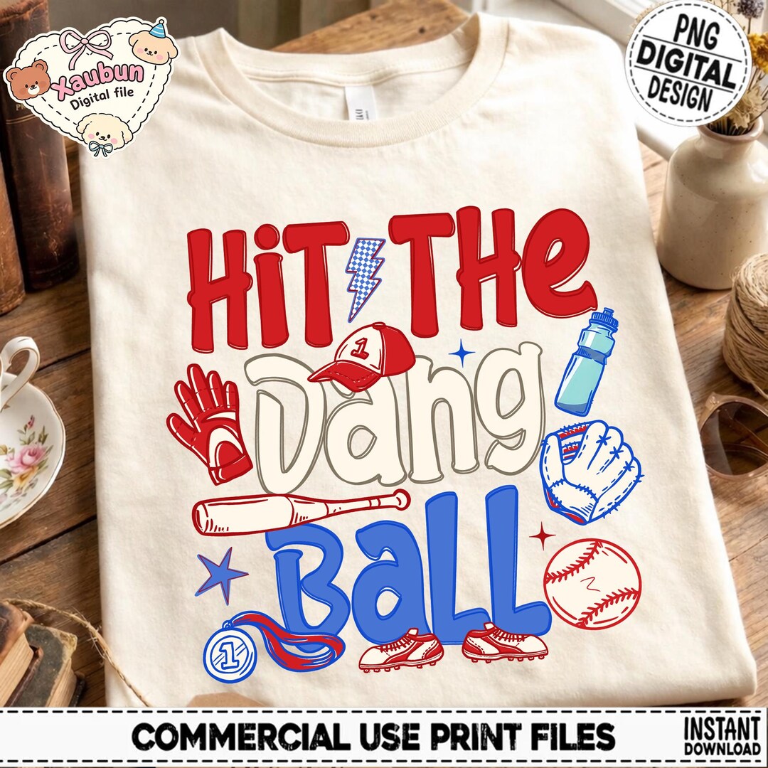Baseball PNG, Hit the Dang Ball PNG, Home Run Png, Swing Batter Batter ...