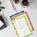 Botanical Digital Daily Planner Pack, 18 Pages, 9 Colours. 2 Styles, A4 ...