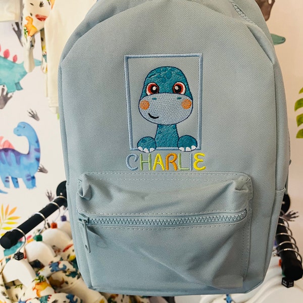 Dinosaur Backpack - Etsy