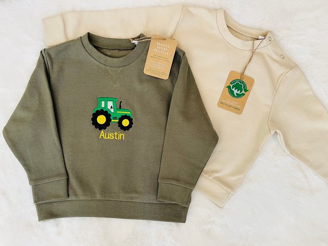 Eco Tractor Jumper, Tractor Sweater, Tractor Sweatshirt - Etsy UK