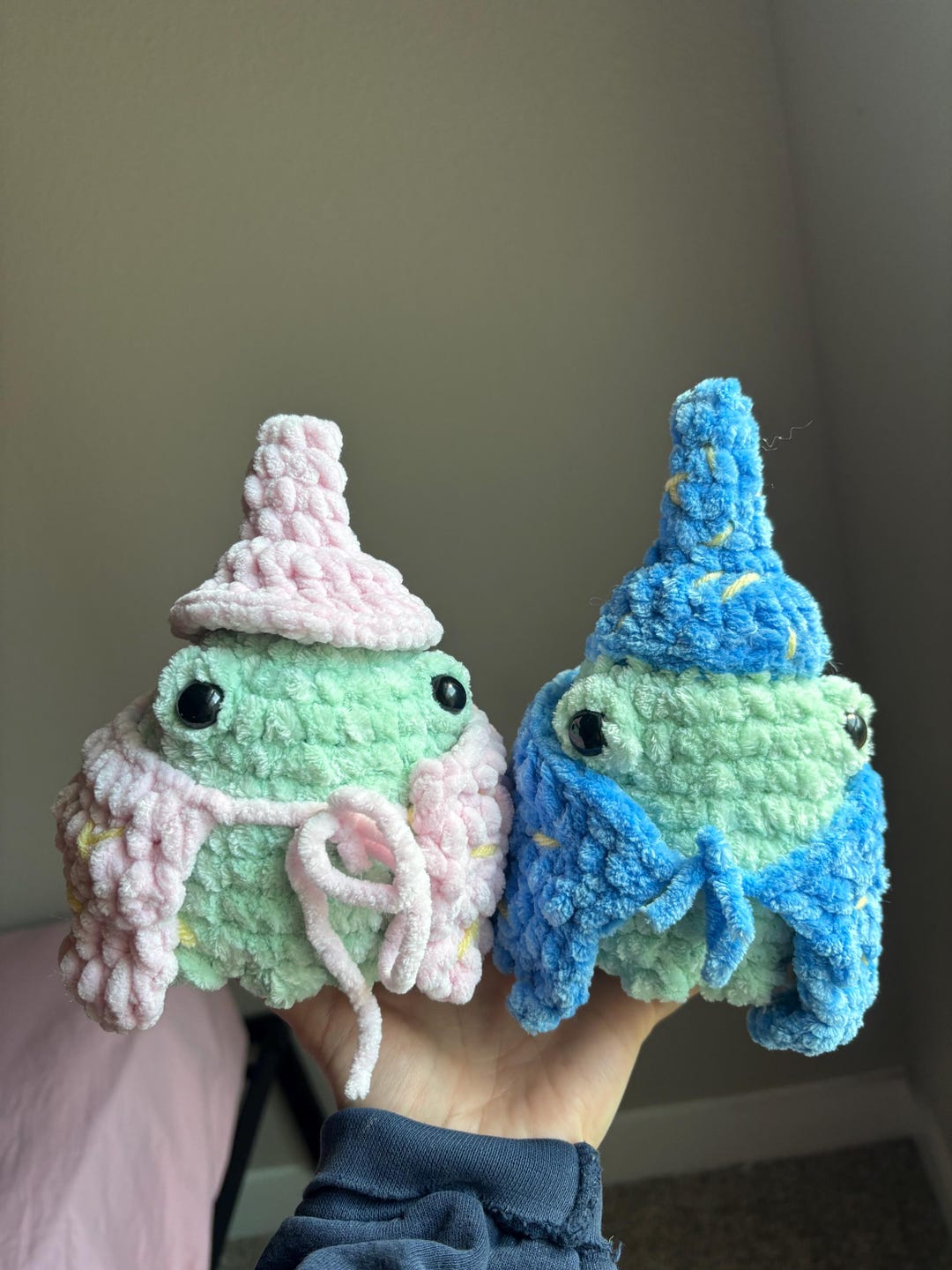 Crochet Wizard Frog, Cute Crochet Frog - Etsy