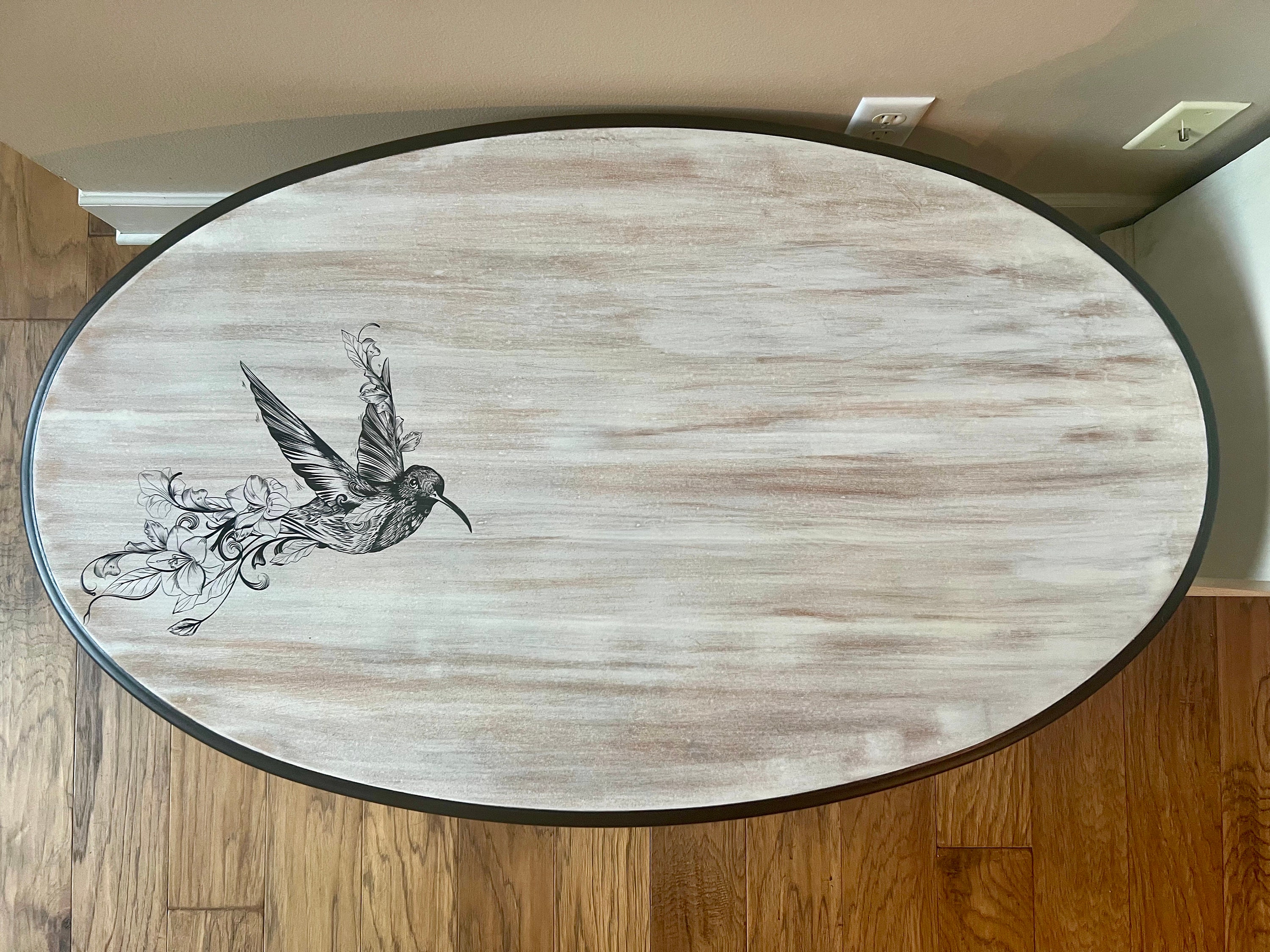 Oval Bird Coffee Table - Etsy
