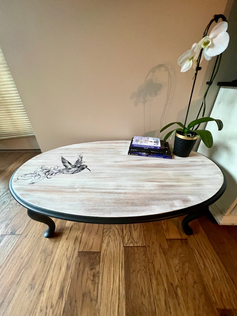 Oval Bird Coffee Table - Etsy