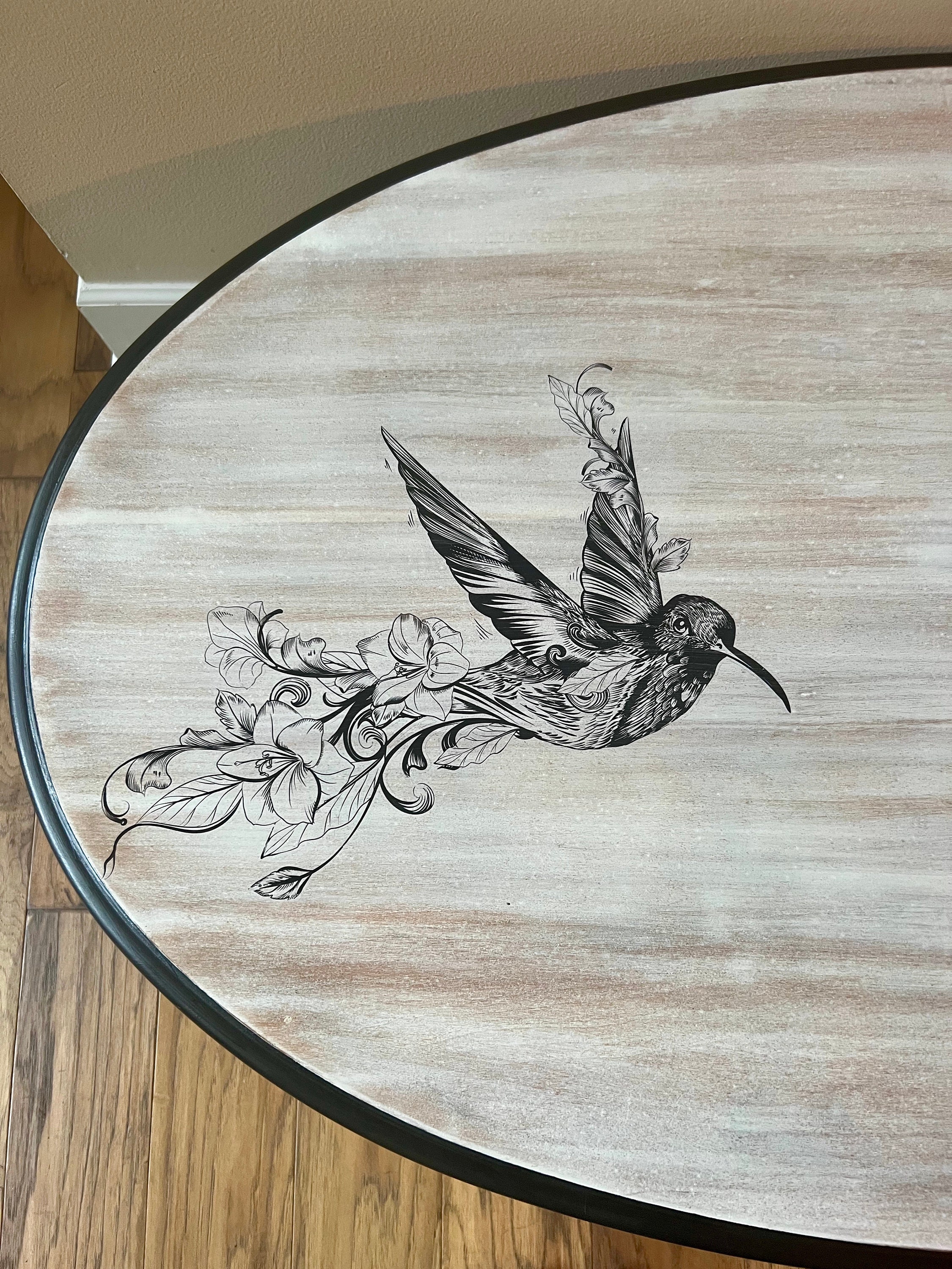 Oval Bird Coffee Table - Etsy