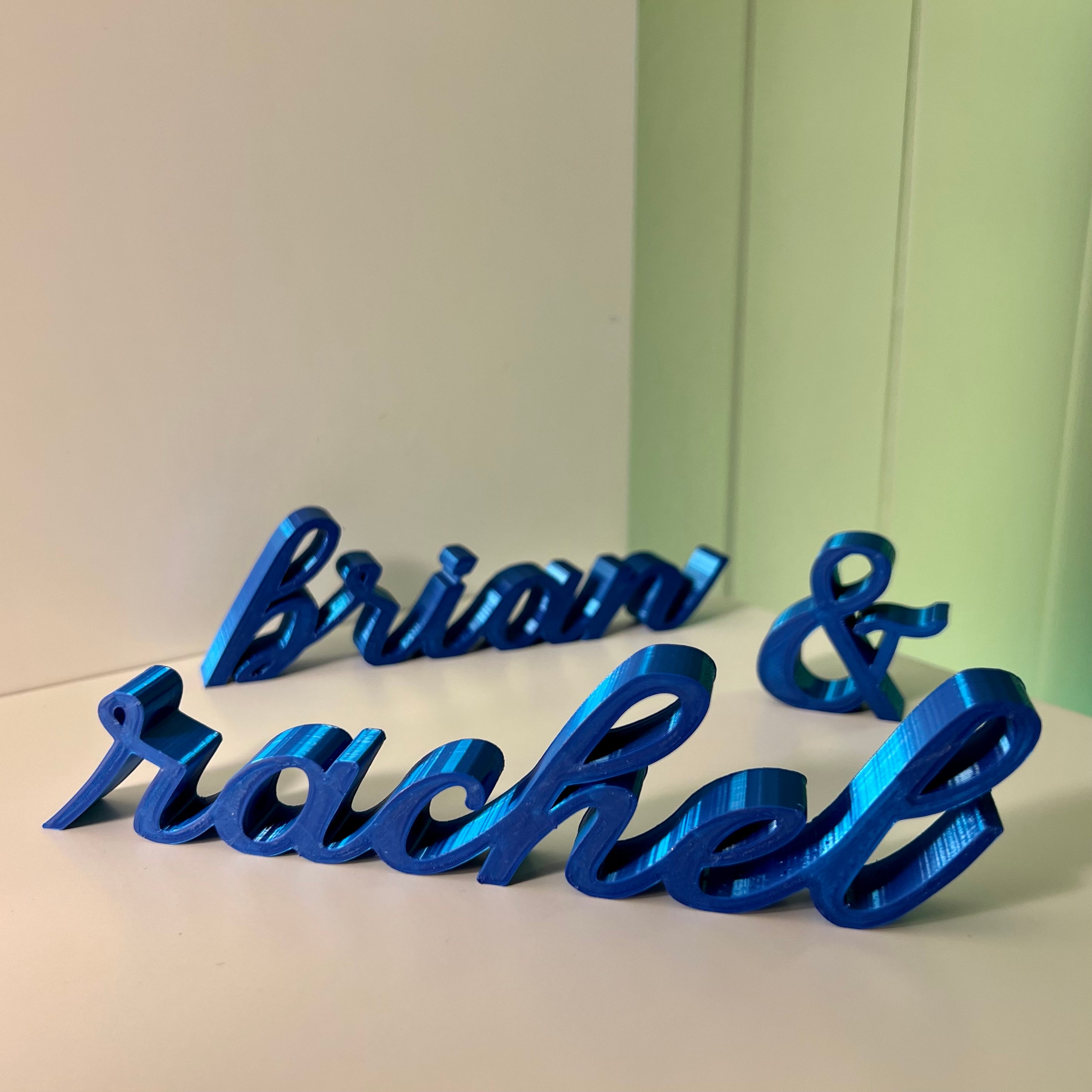 3D Printed Name Calligraphy - Etsy