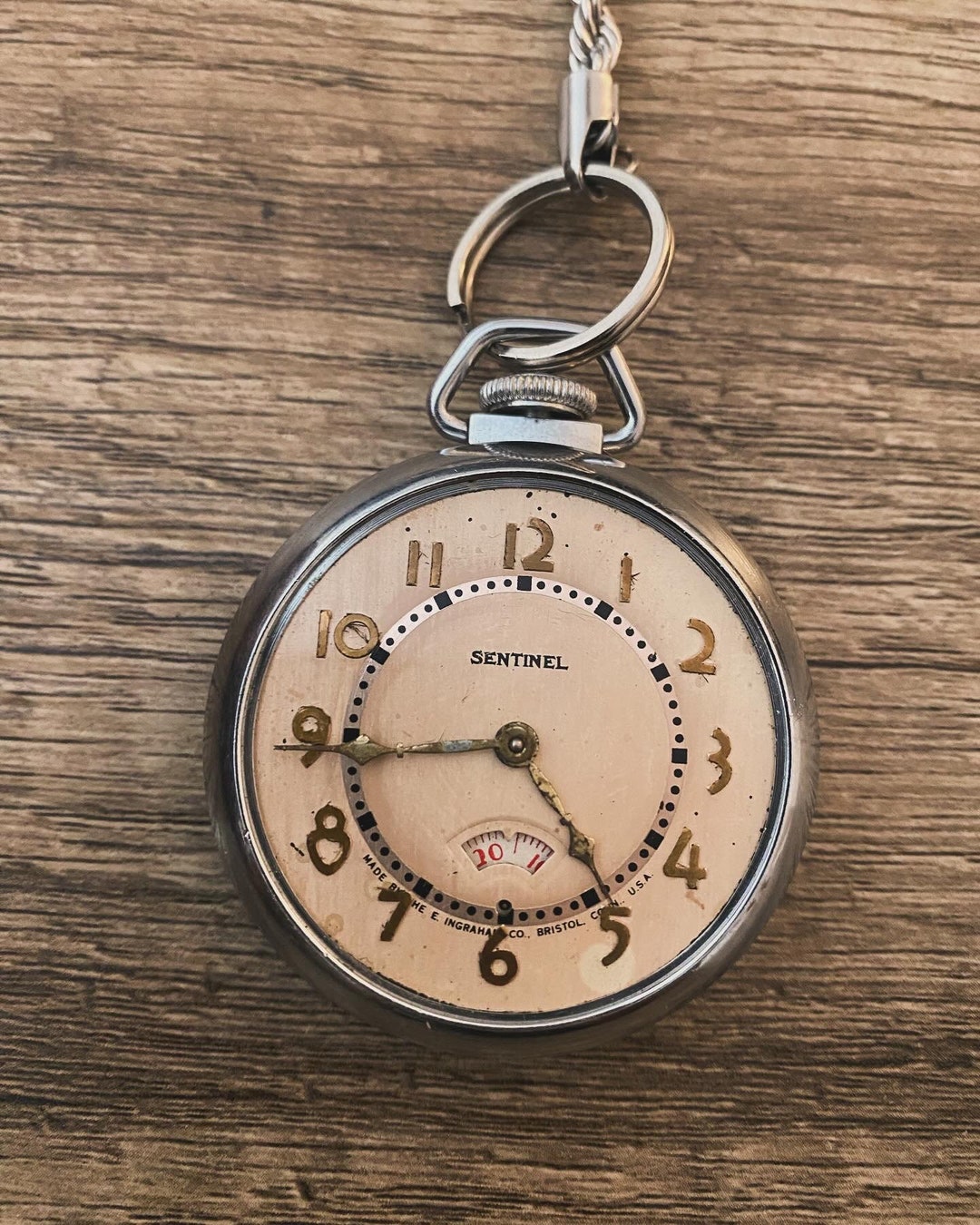 Non-working 1940s Sentinel Pocket Watch - Etsy