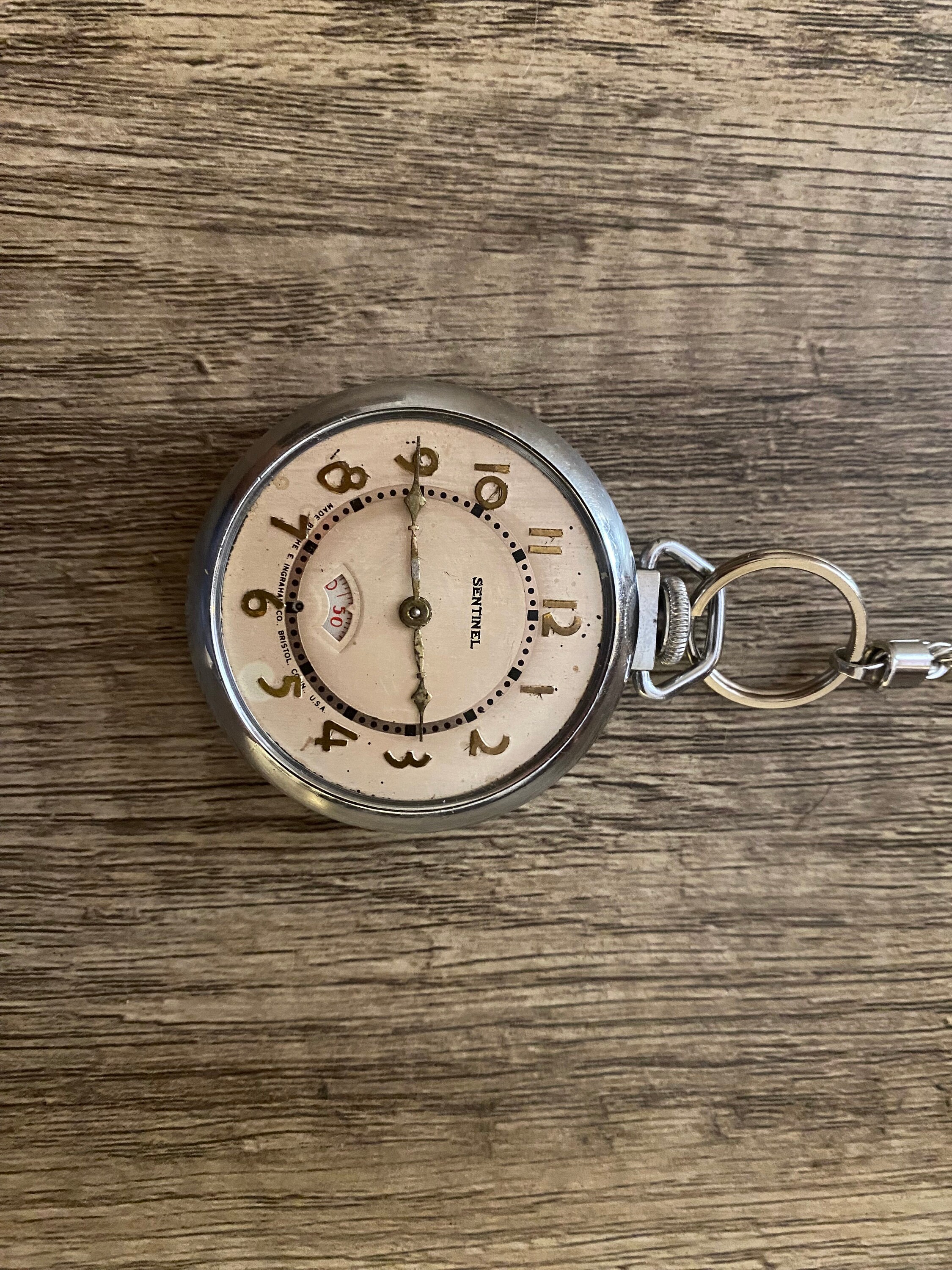 Working 1940s Sentinel Pocket Watch - Etsy