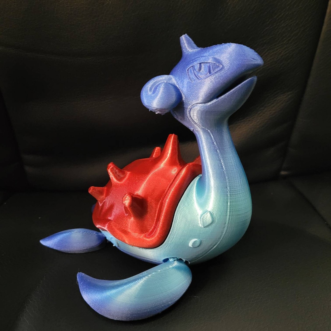 3d Printed Lapras With Customizable Shell - Etsy