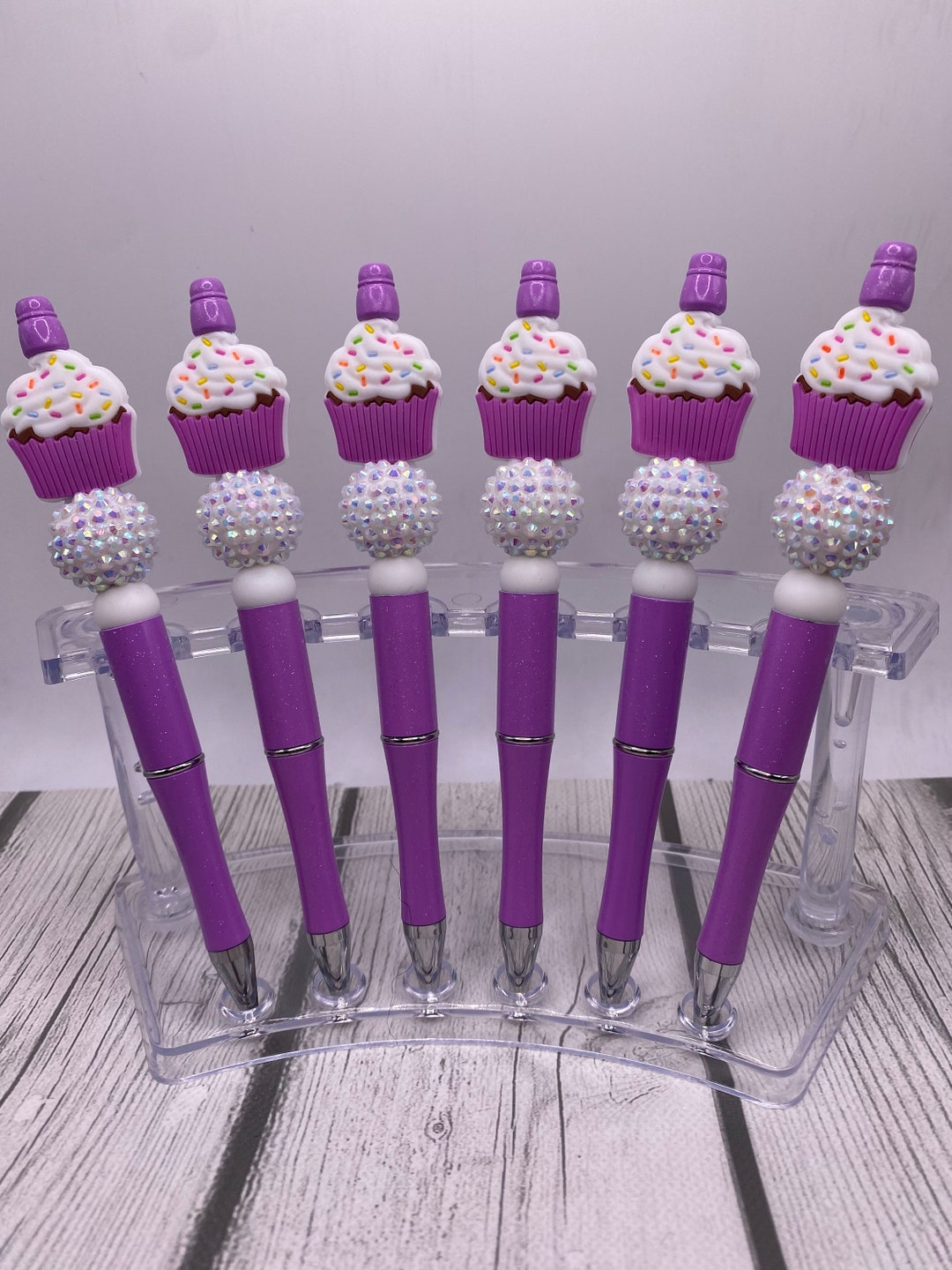 Beaded Birthday Cupcake Pen - Etsy