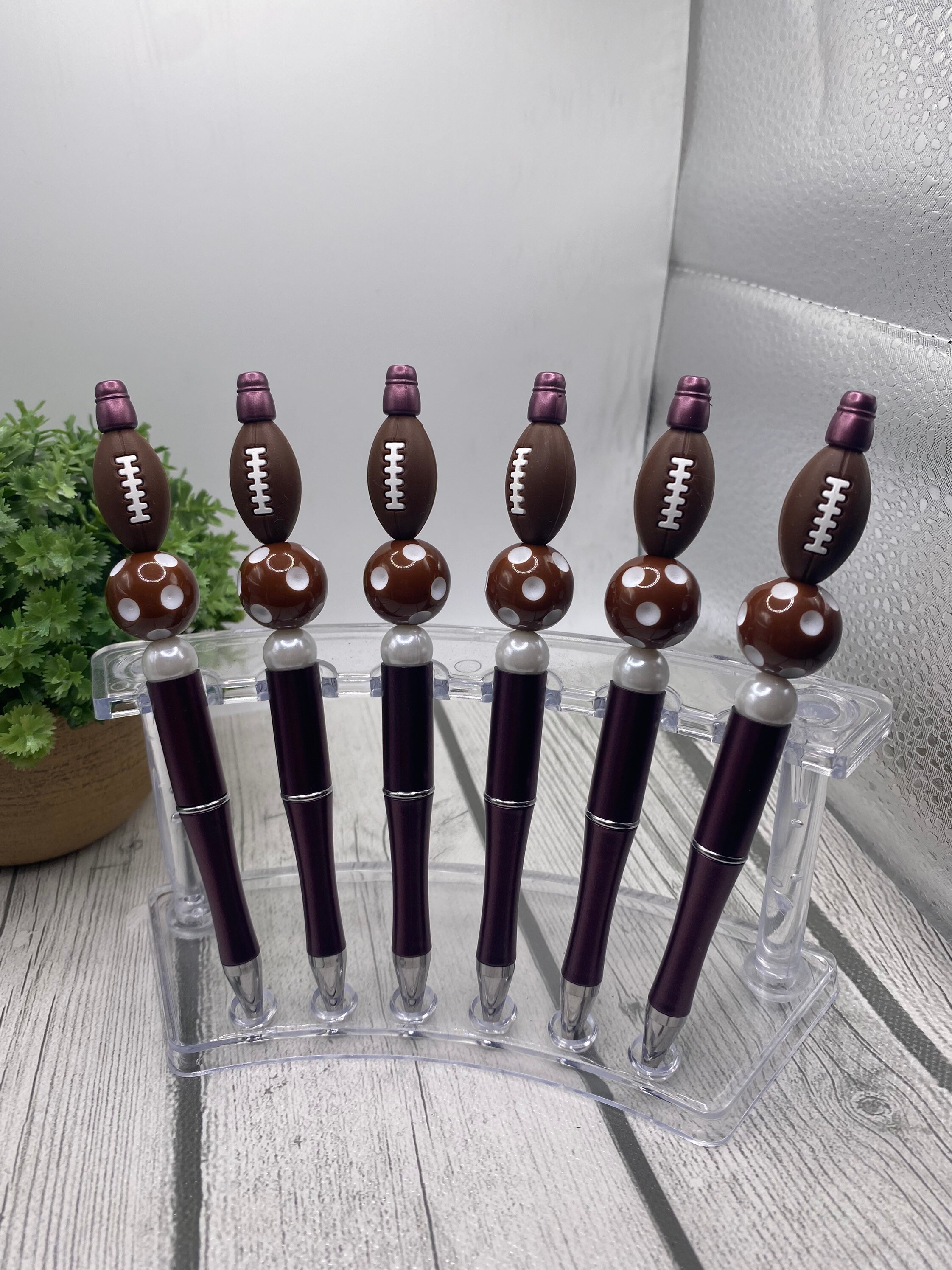 Beaded Football Pen - Etsy