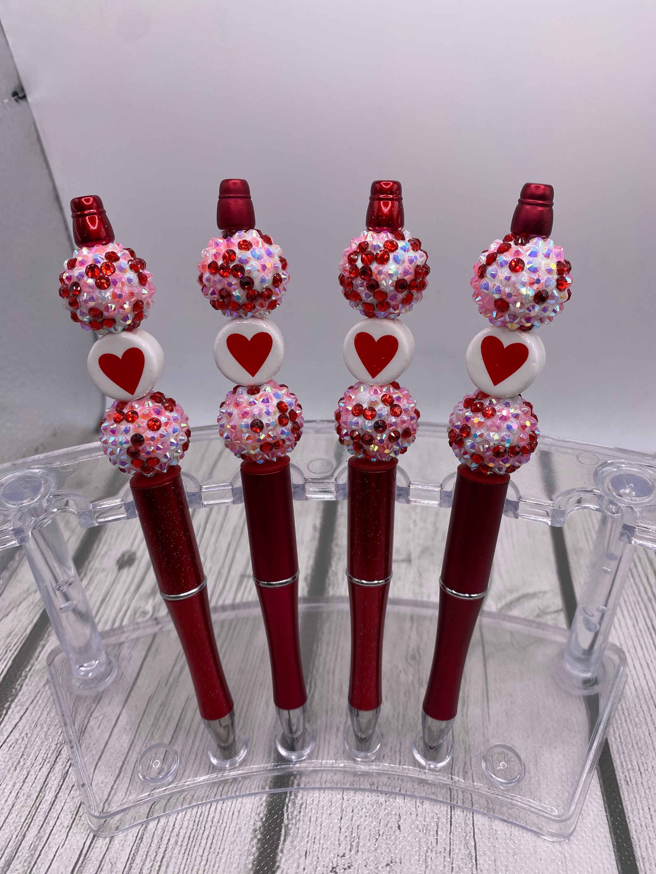 Valentine’s Day Beaded Pen - Etsy