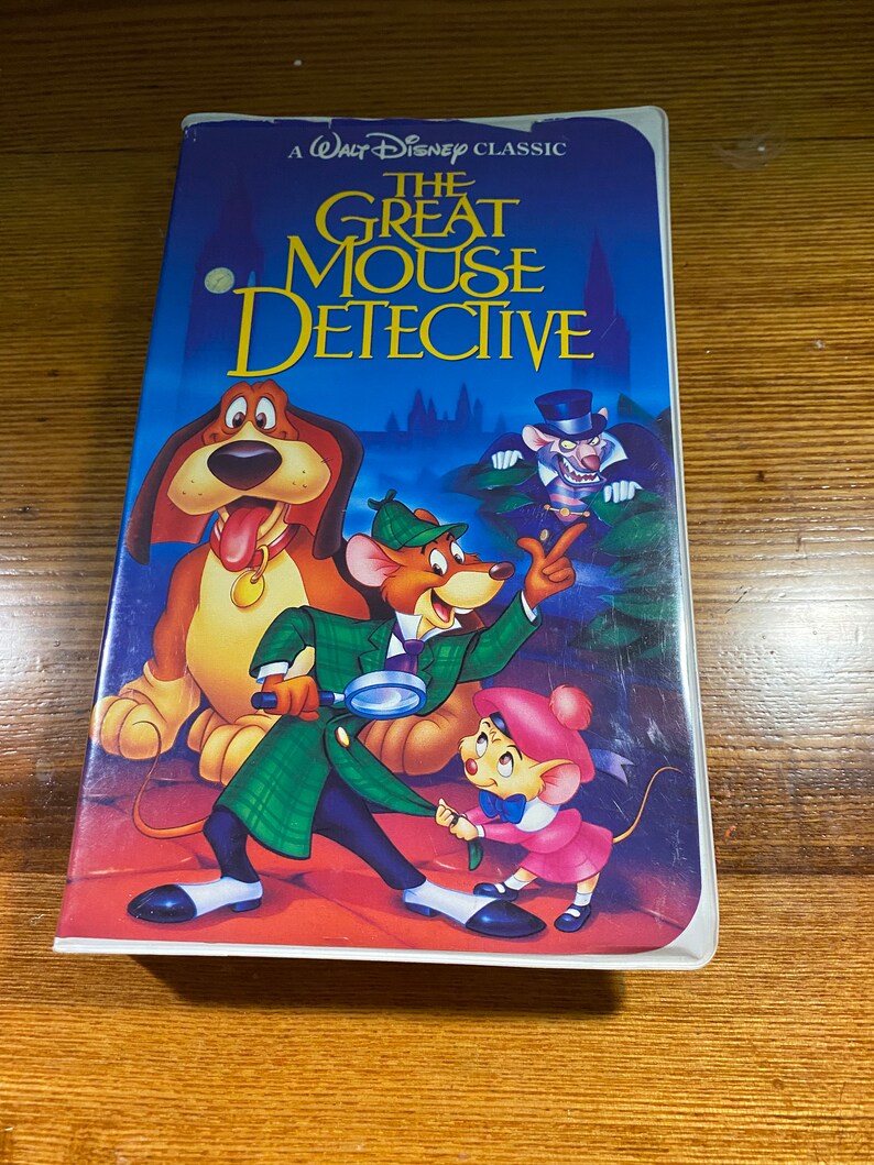 VHS the Great Mouse Detective Black Diamond Classic - Etsy