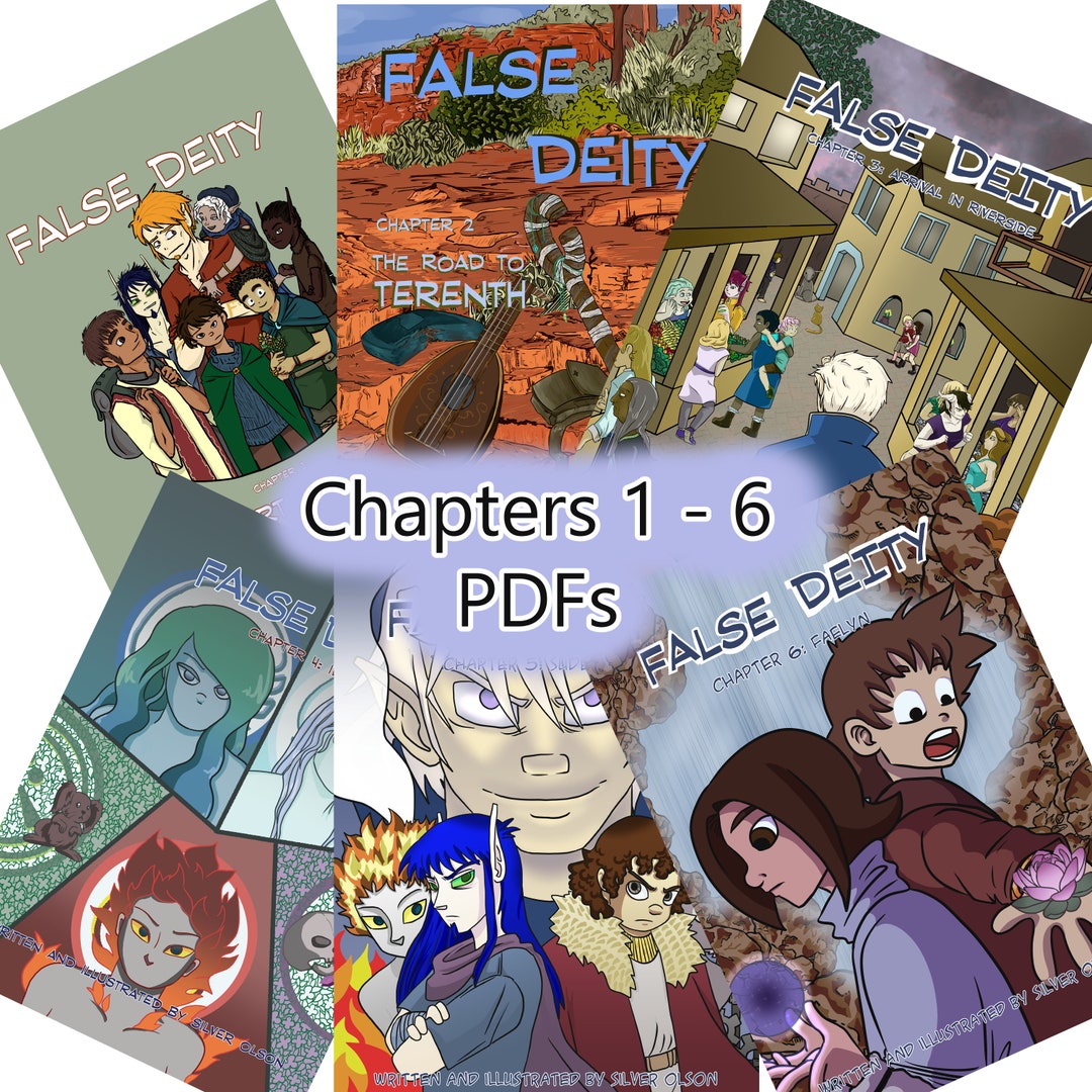 False Deity - Chapter 1 Through 6 - Pdfs - Etsy
