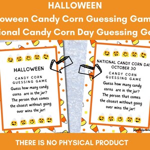 Halloween Game, Candy Corn, Guessing Game, National Candy Corn Day ...
