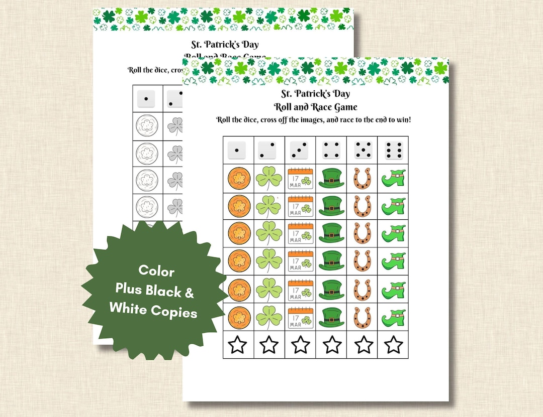 St. Patrick's Day, St. Patrick's Day Roll & Race, St. Patrick's Day ...