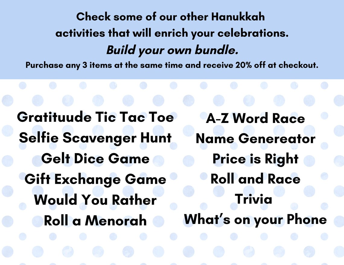 Hanukkah, What’s on Your Phone, Hanukkah Game, Festival of Lights ...