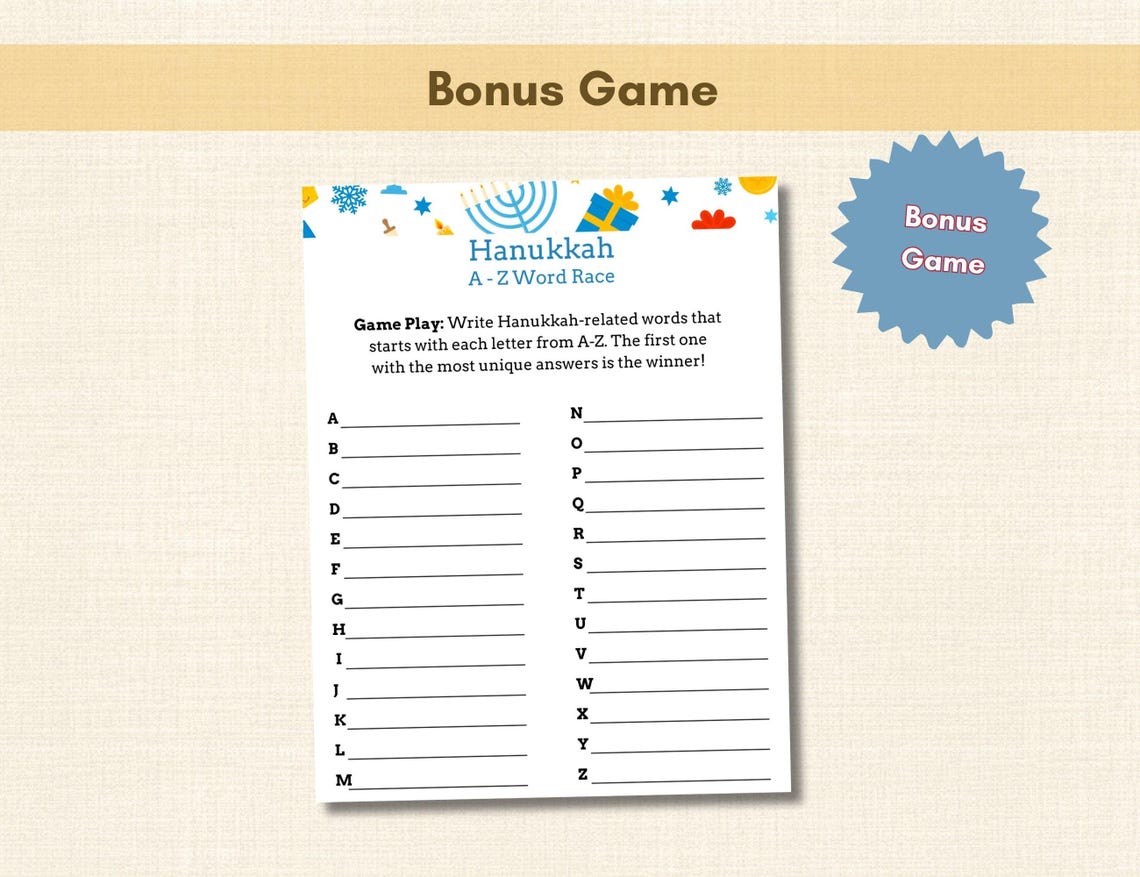 Hanukah Trivia, Hanukkah Celebration, Jewish Holiday, Hanukkah Party ...