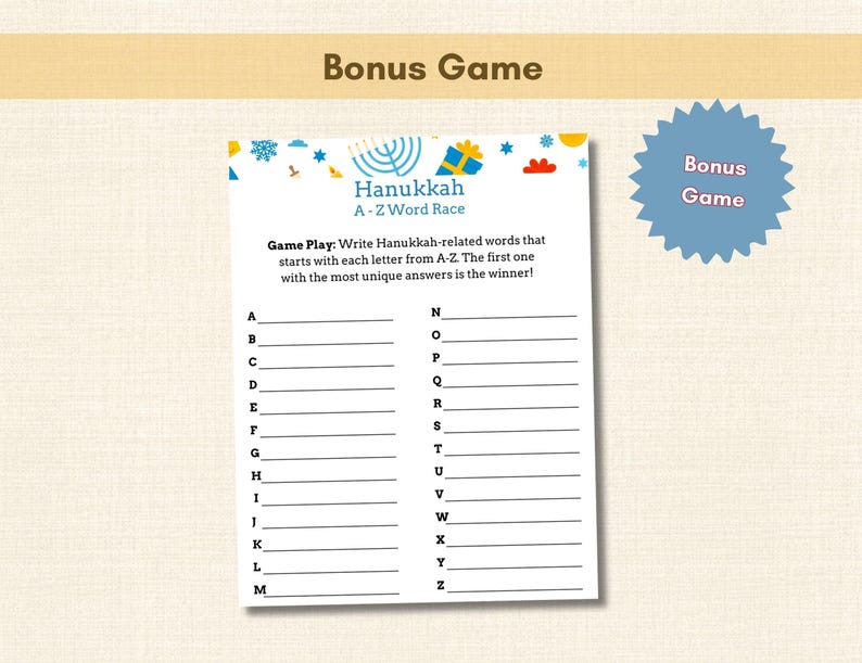 Hanukah Trivia, Hanukkah Celebration, Jewish Holiday, Hanukkah Party ...