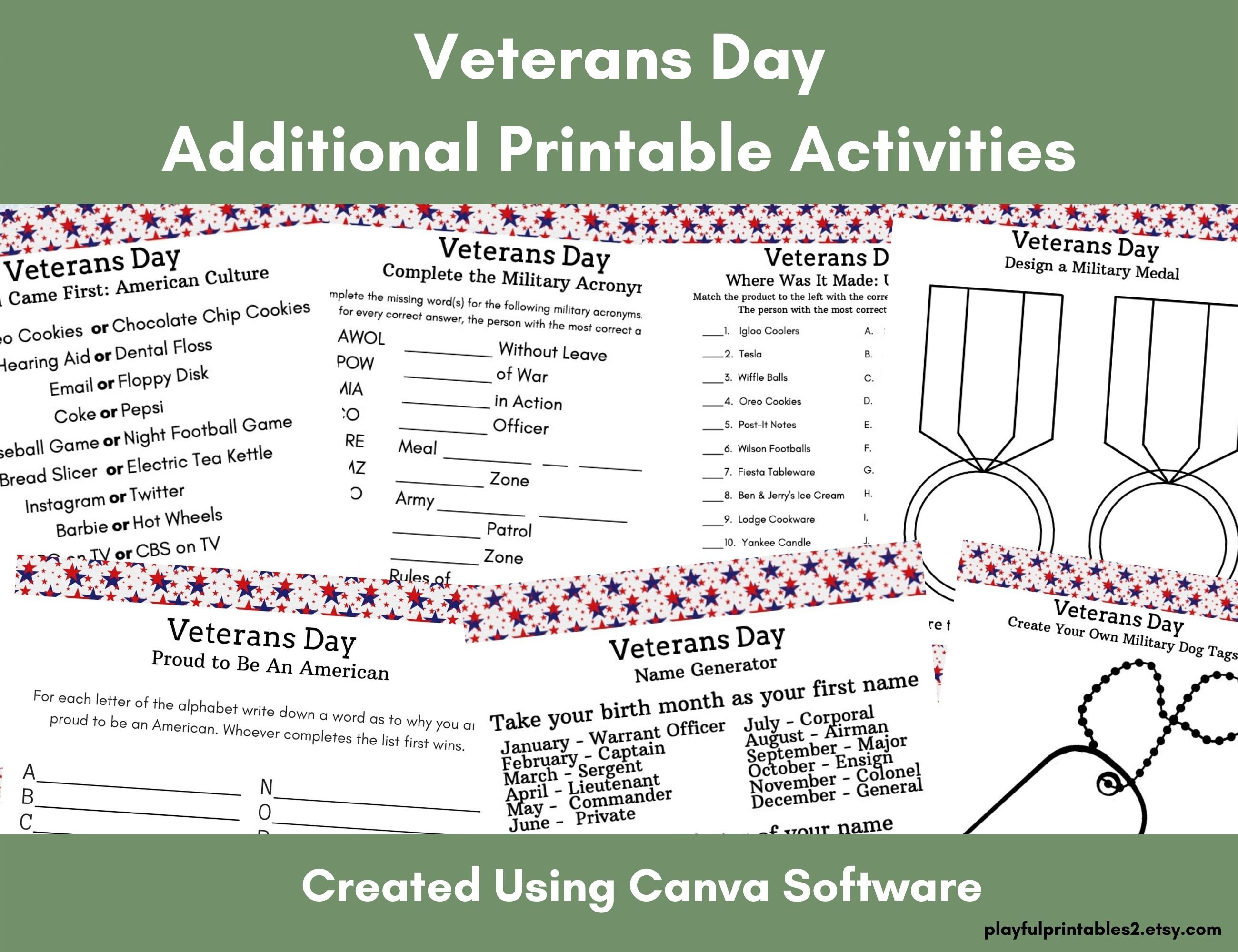 Veterans Day, Coloring Pages, Finish the Picture, Military Symbols ...