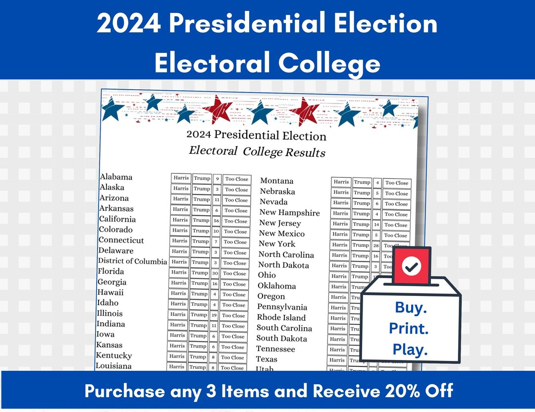2024 Presidential Election, Electoral College Results, Electoral ...
