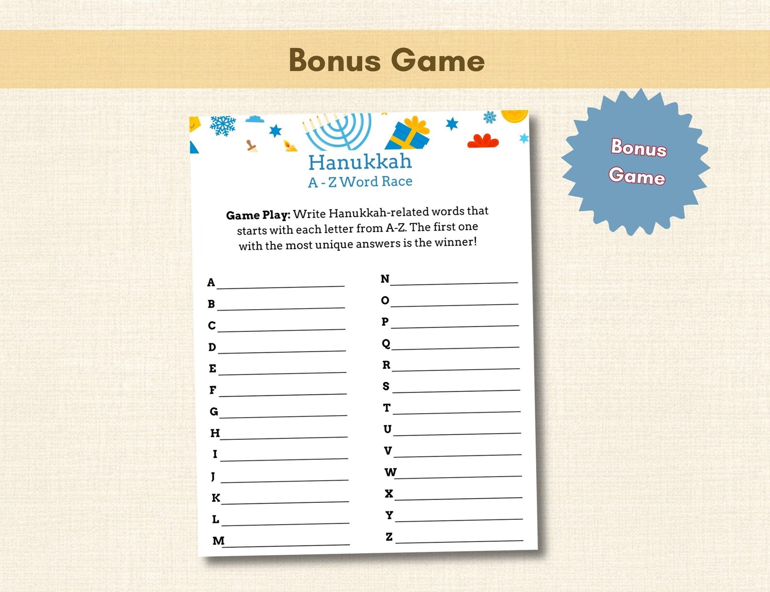 Hanukkah, Roll & Race, Dice Game, Hanukkah Activity, Classroom, Temple ...