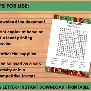 Juneteenth Word Scramble, Juneteenth Celebration, Word Game Activity ...